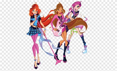 Bloom Musa Flora Stella Winx Club Believix in You rock rock متنوعة