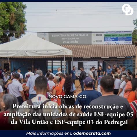 Prefeitura inicia obras de reconstrução e ampliação das unidades de