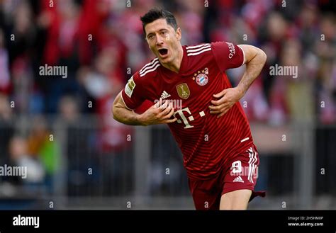 Goal Celebration Robert Lewandowski FC Bayern Munich FCB Allianz Arena
