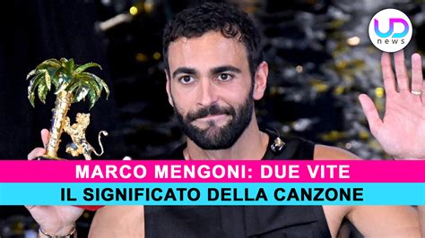 Marco Mengoni Il Significato Di Due Vite La Canzone Che Ha Vinto