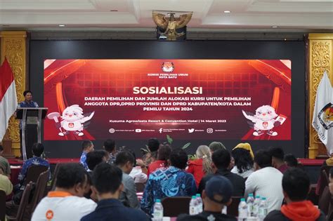 Jelang Pemilu 2024 KPU Kota Batu Gelar Sosialisasi Dapil Dan Alokasi