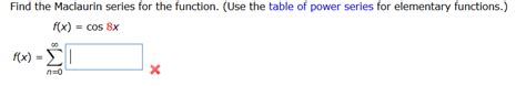 solved find the maclaurin series for the function use the