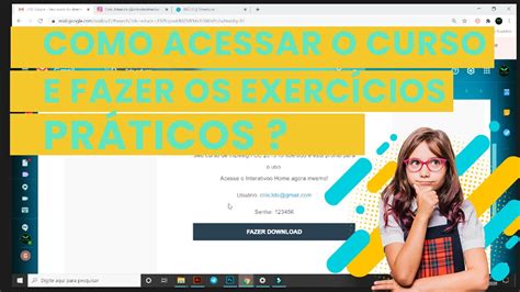 Como acessar meu curso e fazer os exercícios práticos Parte 2 YouTube