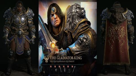 The Gladiator King Barbarian Set Warcraft Legends Diablo