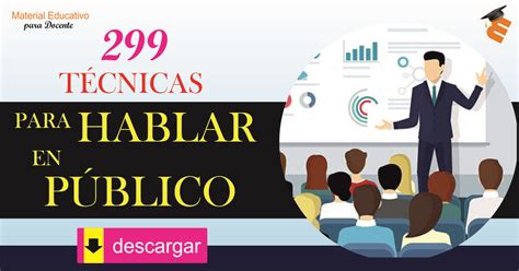 Material Educativo T Cnicas B Sicas Para Hablar En Publico