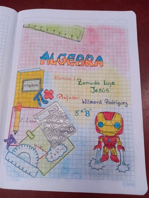 Caratula de algebra Álgebra Álgebra 1 Libros infantiles pdf