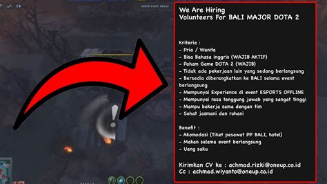 DIBUKA VOLUNTEER UNTUK BALI MAJOR YouTube