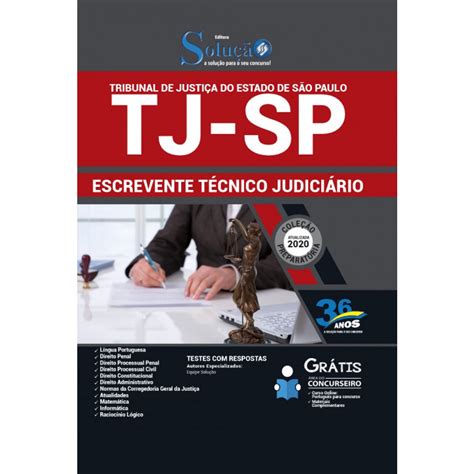 Apostila tj sp Escrevente Técnico Judiciário Submarino