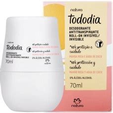 Desodorante Antitranspirante Roll On Tododia Manga Rosa e Água de Coco