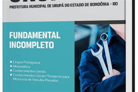 Baixar Apostila Prefeitura de Urupá RO 2022 Fundamental Incompleto