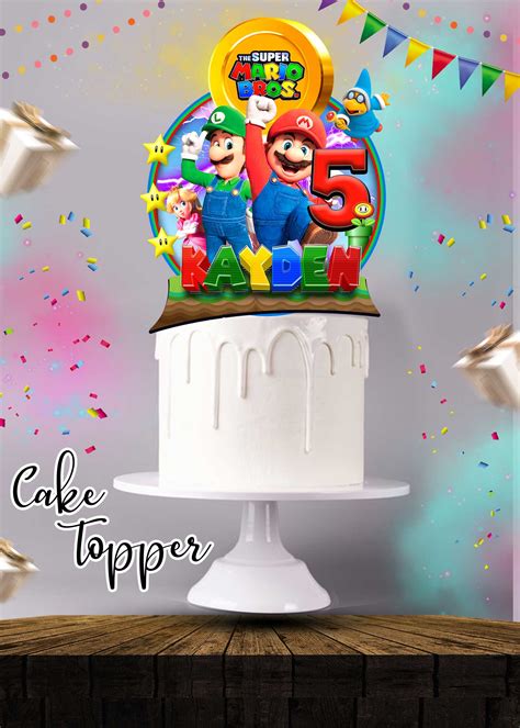 Super Mario Bros Cake Toppers