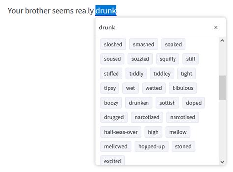Finding Synonyms With LanguageTool