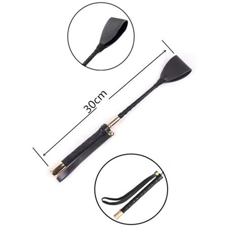 Fouet de Bondage en Cuir Slim pour Couple et Femme Nœud BDSM pour