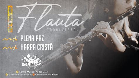 Partitura PLENA PAZ Harpa Cristã 003 Flauta Transversal YouTube