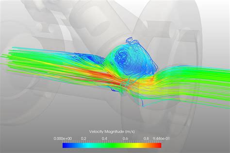 cfd smulation of turbulent flow in a regulator valve by dheiny simscale