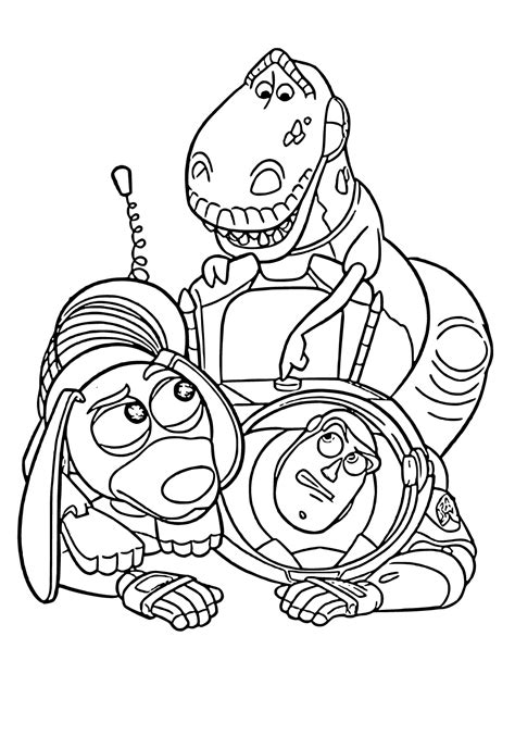 Dibujo E Imagen Toy Story Dinosaurio Para Colorear Y Imprimir Gratis
