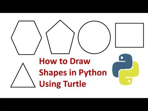 How To Draw Shapes In Python Turtle