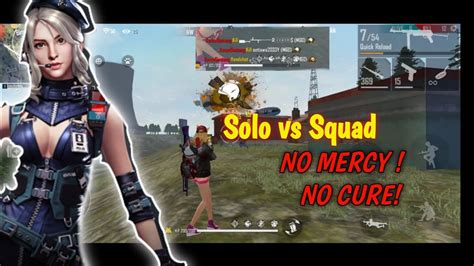 Suport Nyobain Solo Vs Squad GARENA FREE FIRE YouTube