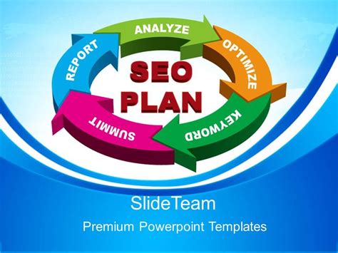 Business Level Strategy Definition Powerpoint Templates Seo Plan Ppt