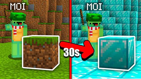 Je Dois Finir Minecraft Mais Toutes Les 30 Sec Le Monde Change De Bloc