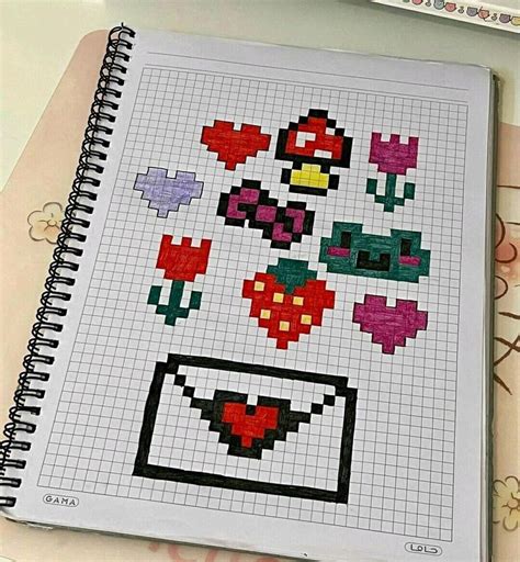 Pin van zoe op Pins creados por ti Schetsboek ideeën Pixelkunst