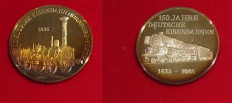 Medaille 150 Jahre Deutsche Eisenbahn Kaufen Auf Ricardo