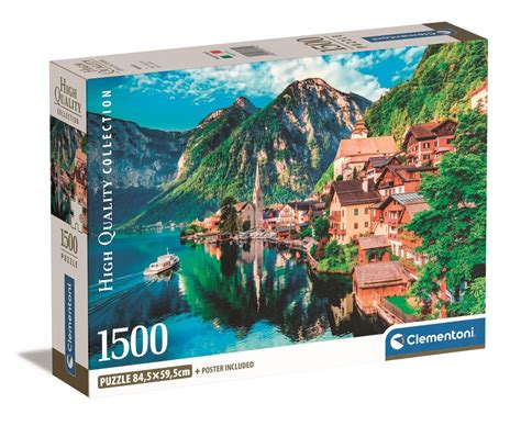 Clementoni Puzzle Compact Box Hallstatt 1500 El Clementoni