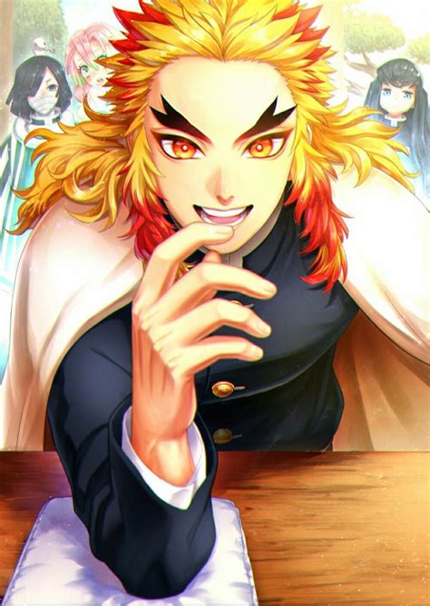 Rengoku Kyojuro Rengoku Fanart Anime Demon Rengoku Kyoujurou Fanart