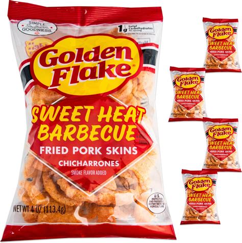 Amazon Golden Flake Utz Sweet Heat Bbq Pork Rinds Chicharrones