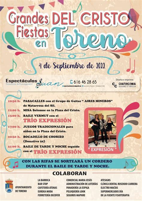 Evento Fiestas del Cristo 2022 Toreno León Cadena Silva