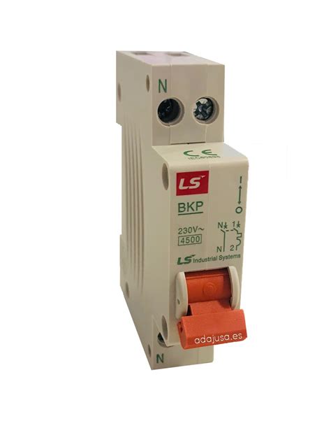 Disjoncteur magnéto thermique 20A 1pôle neutre profil étroit LS LG