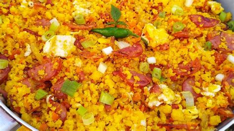 CUSCUZ TEMPERADO Farofa de cuscuz fácil e saborosa YouTube