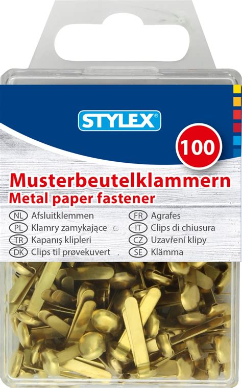 Musterklammern gold 100 Stück druckerzubehoer de