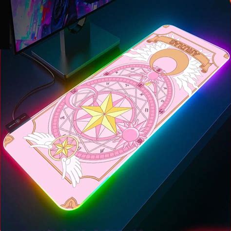 Sailor Moon Anime Rgb 900400 Rubber Gaming Mouse Pad Led Etsy
