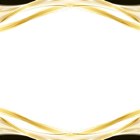 abstract curve black gold gradient border curve frame golden gradient png and vector with