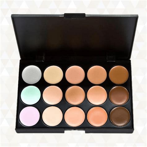 Paleta De Bases Corretivos E Iluminador 15 Cores Maquiagem