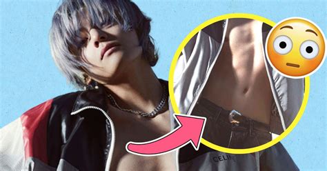 BTS S V Shocks ARMY With New Shirtless Long Haired Photoshoot Koreaboo