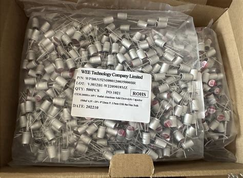 Weet Wpb Super Low ESR Radial Polymer Aluminum Solid Electrolytic