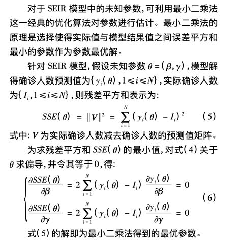 seir模型中最小二乘法参数估计用python怎么做啊？ 知乎