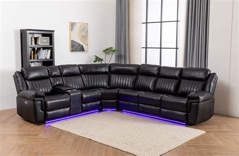 Red Barrel Studio Ronae 3 Piece Vegan Leather Power Reclining