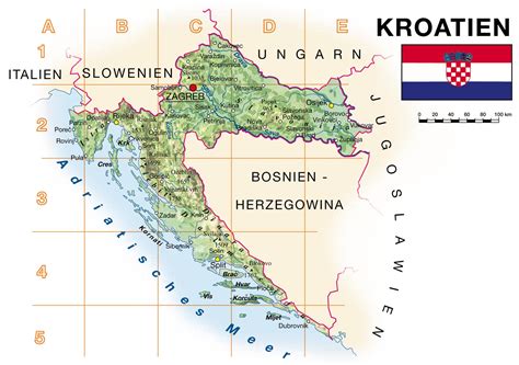 Kroatien Geografie