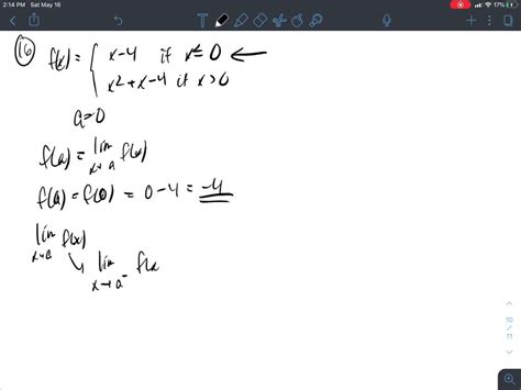 solved in exercises 1 18 use the definition of continuity to determine whether f is continuous
