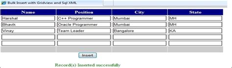 manoj karkera s blog bulk insert using gridview and sql server xml