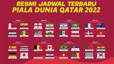 Jadwal Lengkap Piala Dunia Qatar 2022 TERBARU Jadwal Piala Dunia 2022