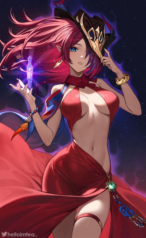 Chasca Genshin Impact Drawn By Helloimtea Danbooru