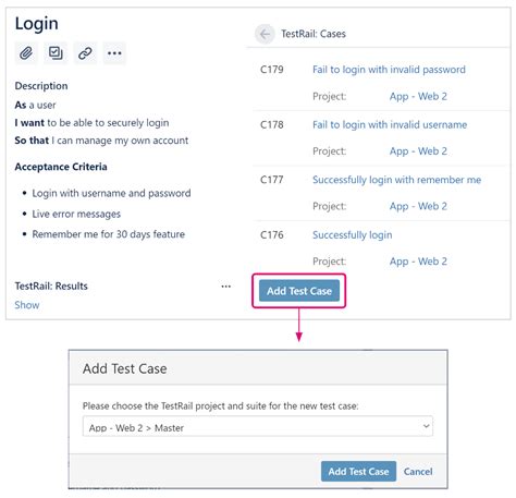 testrail jira app testrail support center