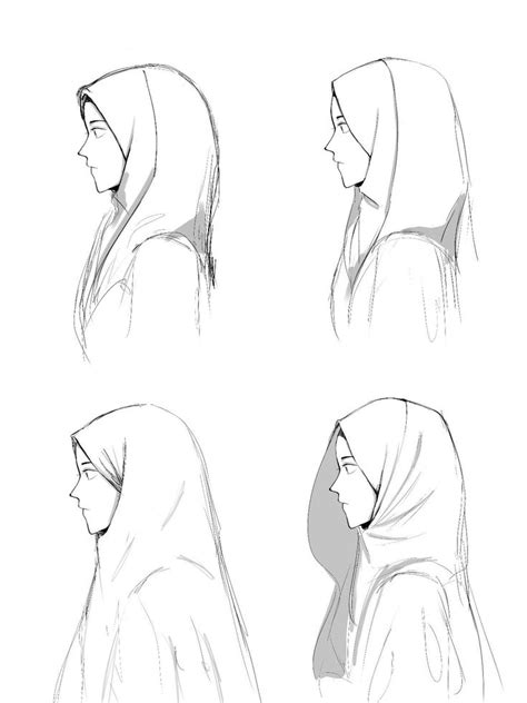 Turn Your Idea Into A Beautiful Illustration In 2024 Hijab Drawing