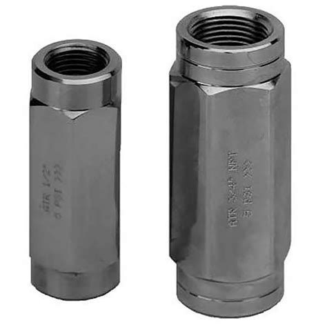 HYDRAULIC INLINE CHECK VALVE 1 8 BSP Seagull Fittings