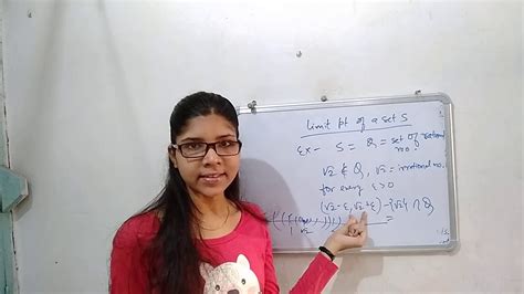 limit point or accumulation point of a set with example derived set with example youtube