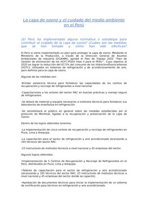 TS10 A Investiga Sobre La Capa De Ozono Y El Cuidado Del Medio